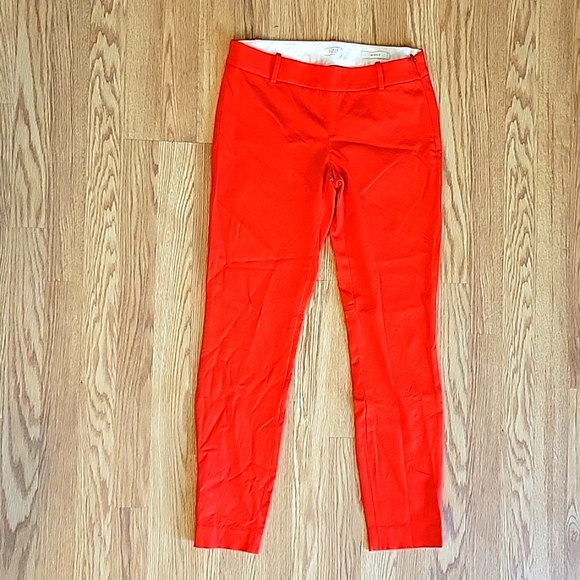 J. Crew | Pants & Jumpsuits | J Crew Red Stretch Pants | Poshmark